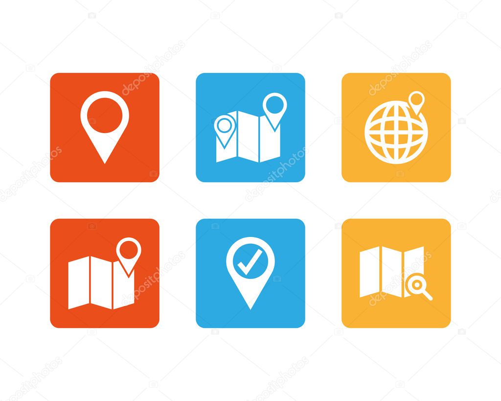 Isolated Location icon Stock Vector by ©Illustratiostock 128012050