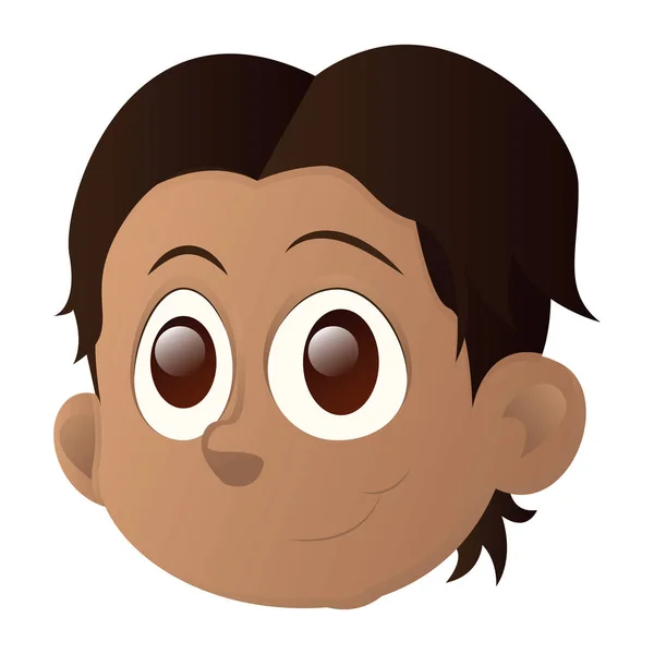 Vectores de stock de Niño moreno sonriente, ilustraciones de Niño ...