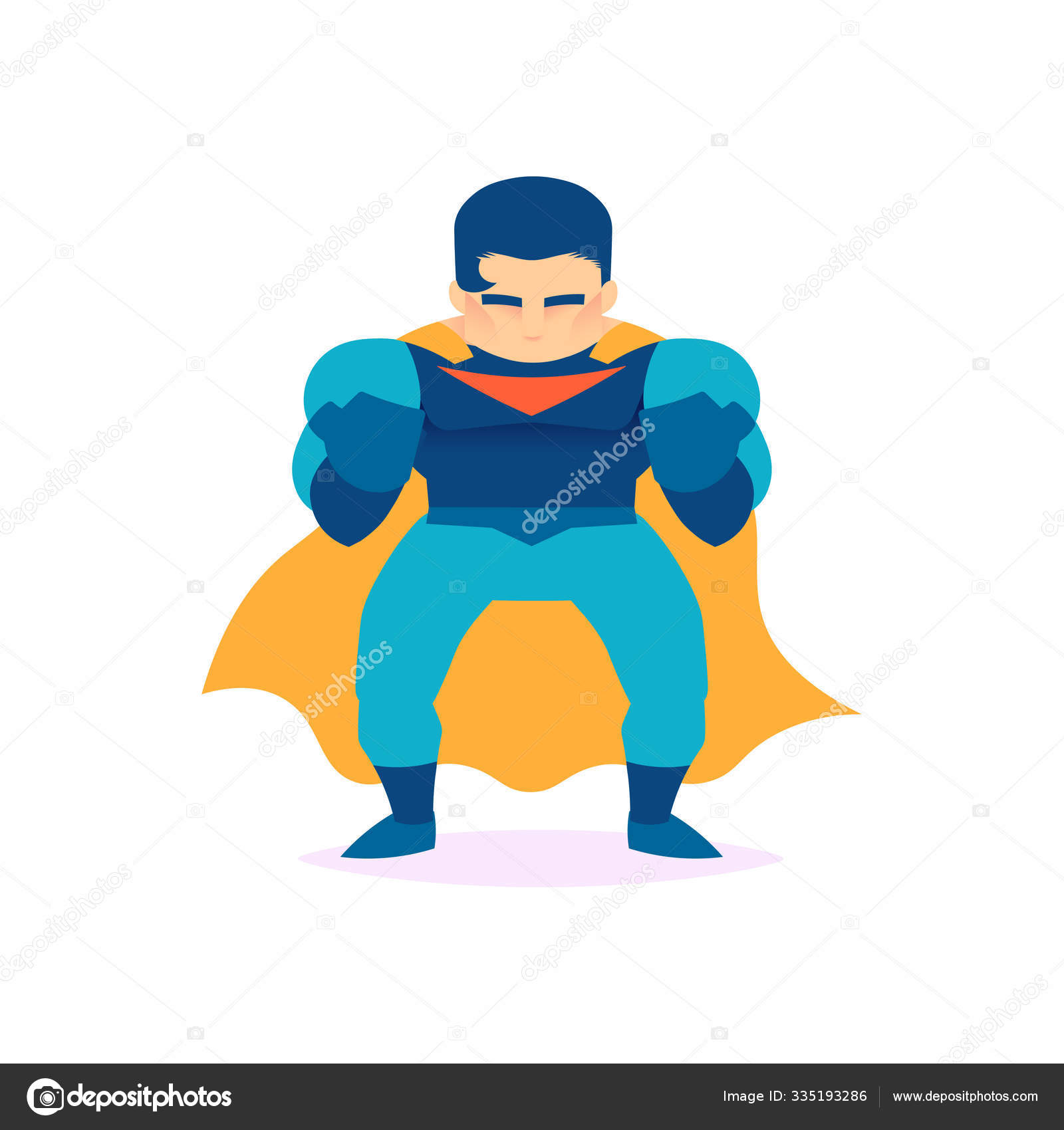 Dynamic superhero vector male character action poses — Stock Vector ...