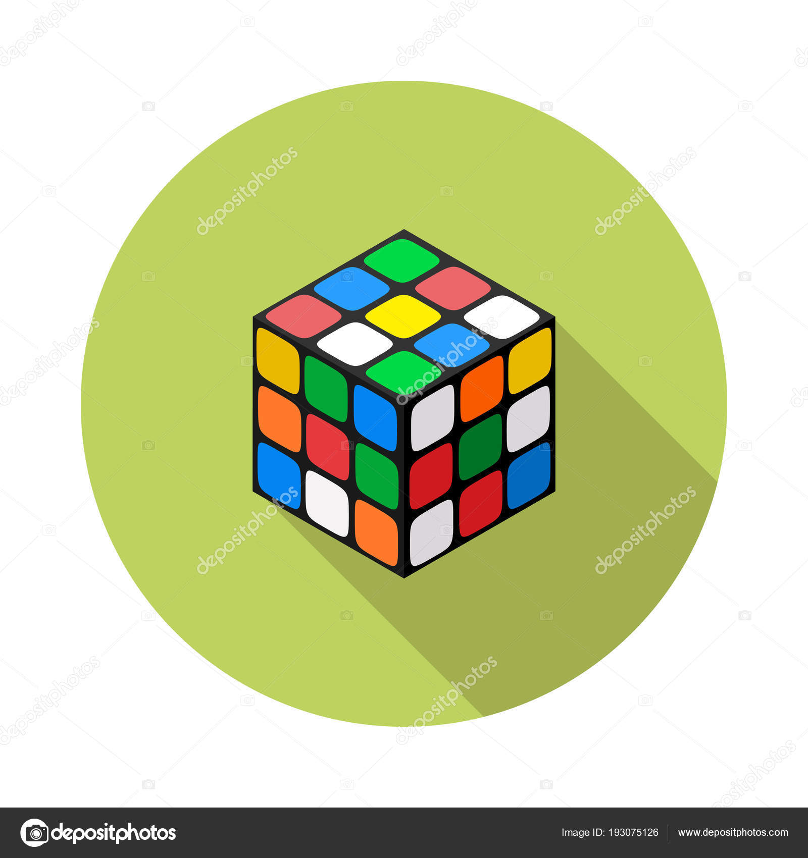 Flat icon Rubiks cube Stock Vector Image by ©kira2517 #193075126 Flat icon Rubiks cube Stock Vector Image by ©kira2517 #193075126