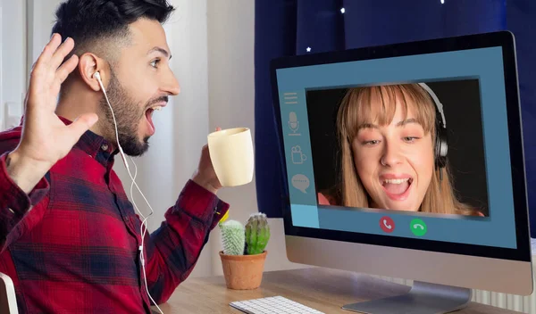 Couple video call Stock Photos, Royalty Free Couple video call Images ...