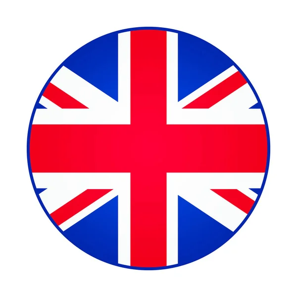 Great Britain Flag Circle Vector United Kingdom National Symbol Illustration Stock Vector Image