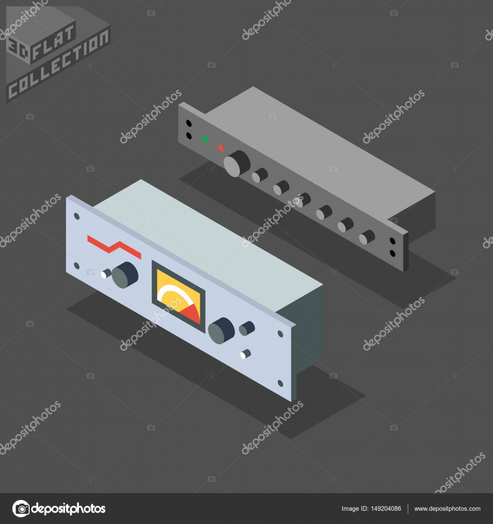 3d isometric flat rack compressors Stock Vector by ©Sashatigar 149204086