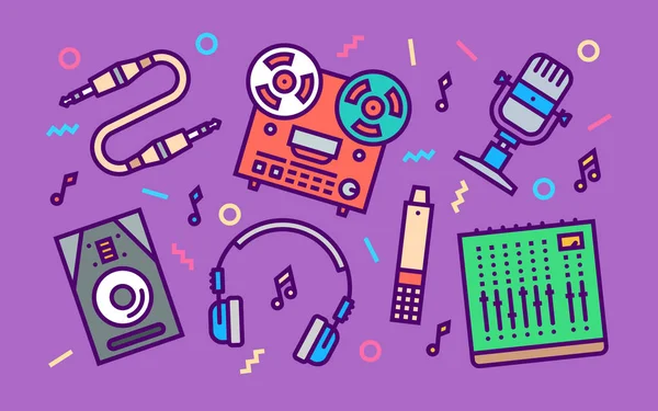 76 Recording booth Vector Images, Recording booth Illustrations ...