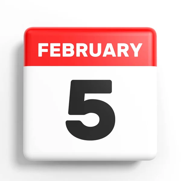 1 february calendar sheet with red pin. — Stock Photo © iCreative3D ...