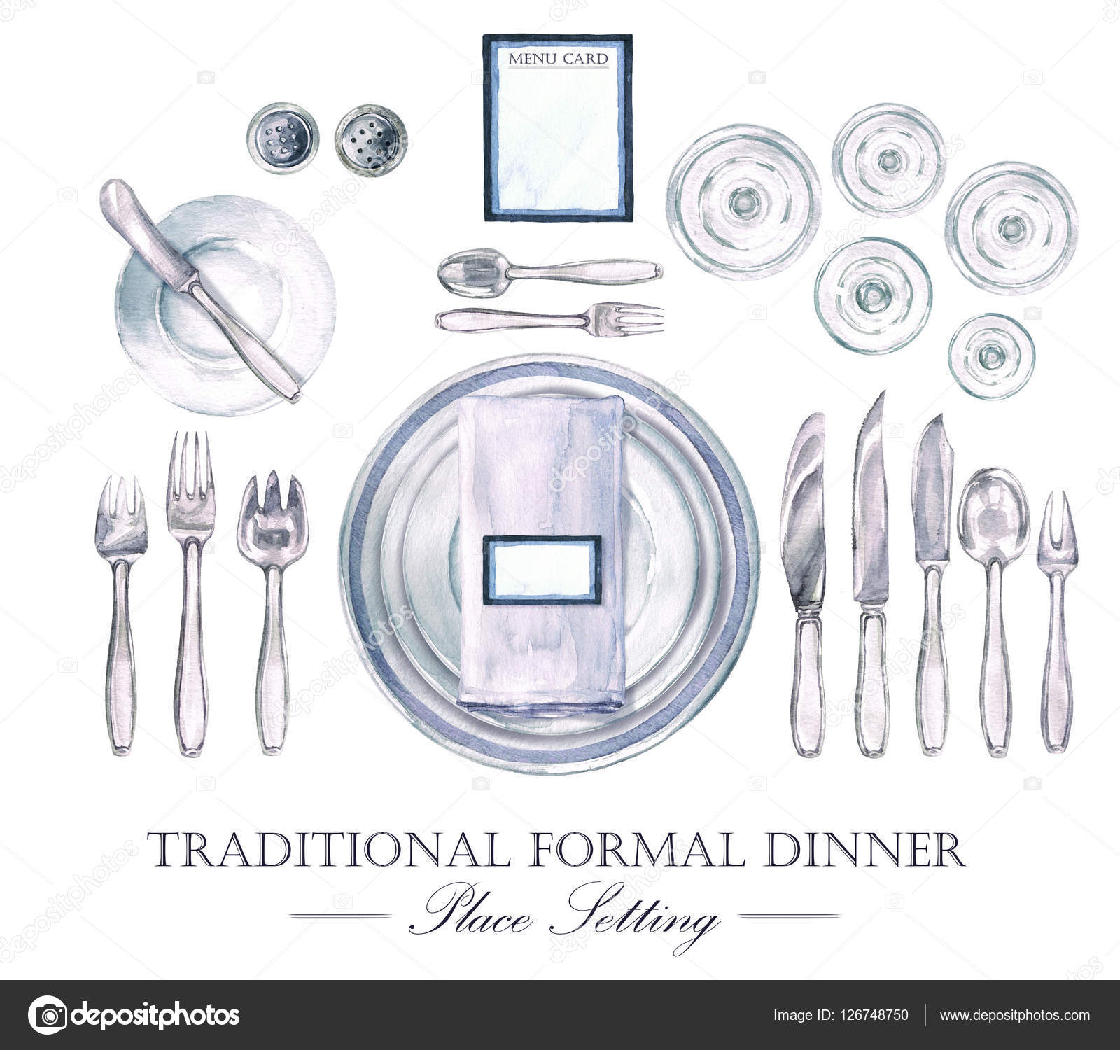 Formal Dinner Table Service