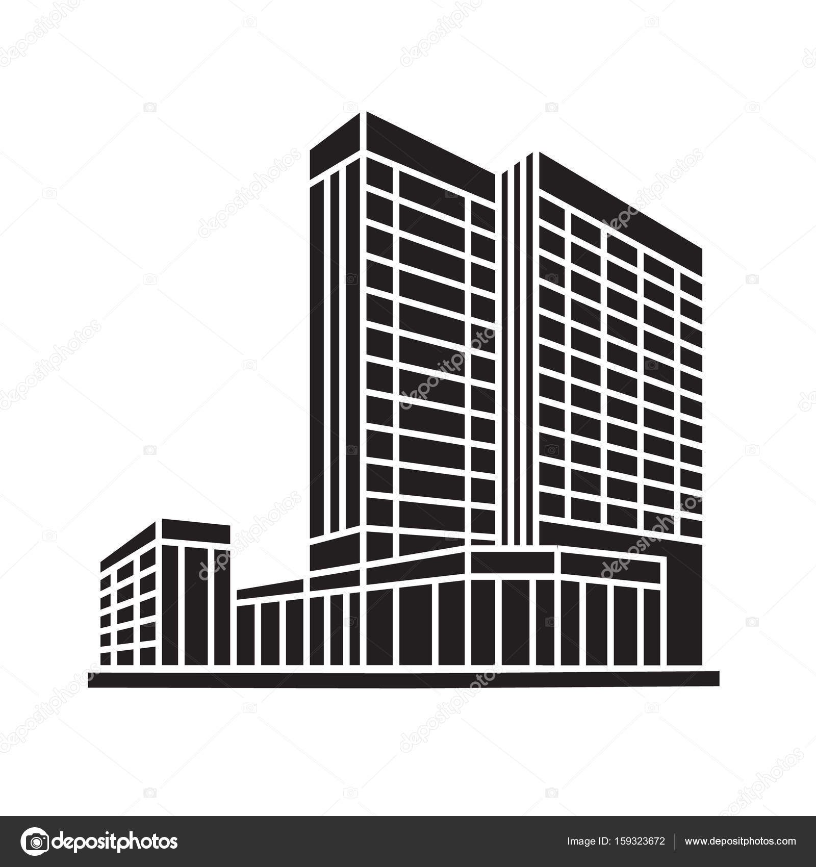 Perspective 3d Wireframe Building Perspective 3d Wireframe Of Building