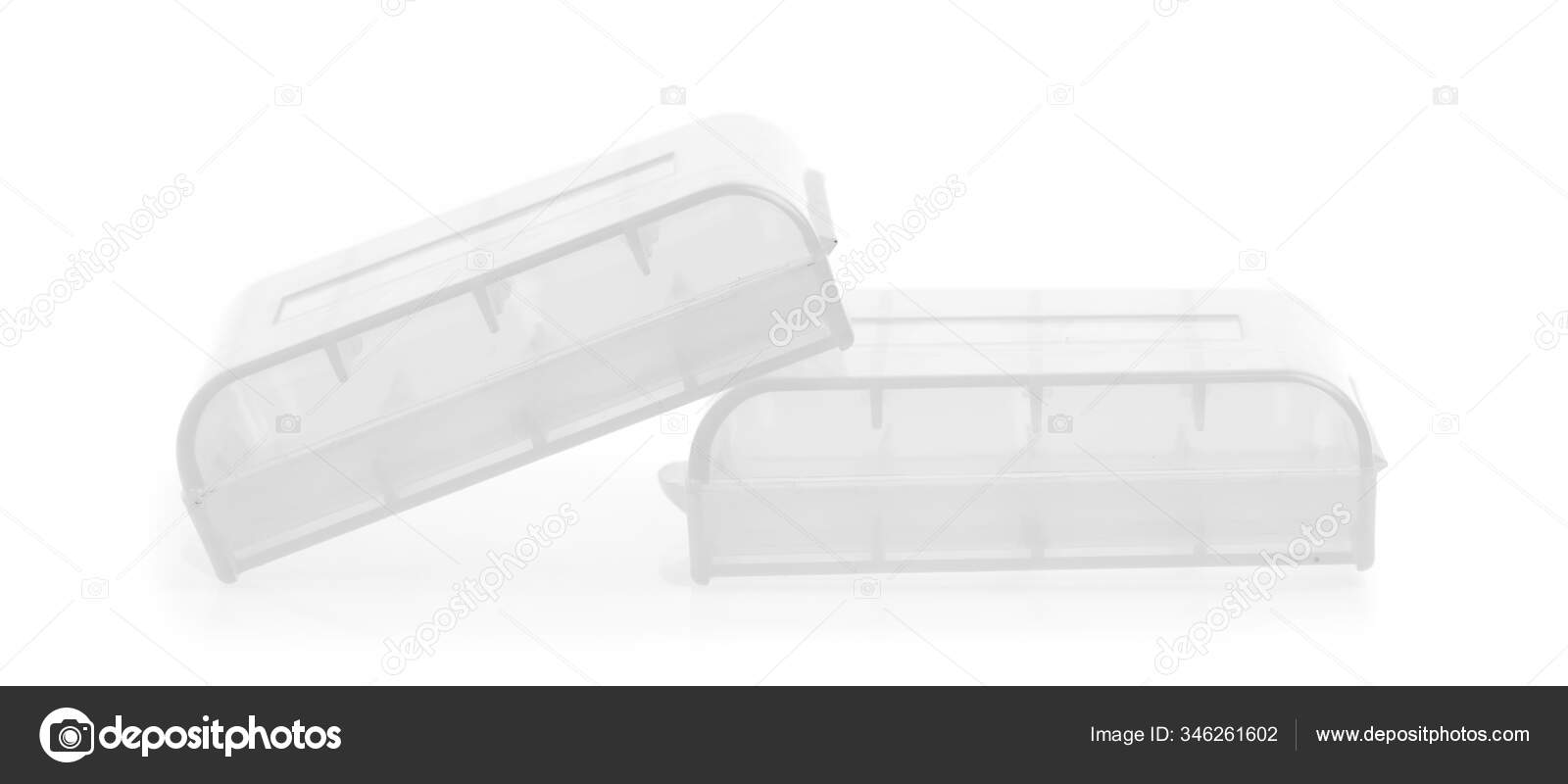 Box Battery Packed Electric Electronic Devices Isolated White ...