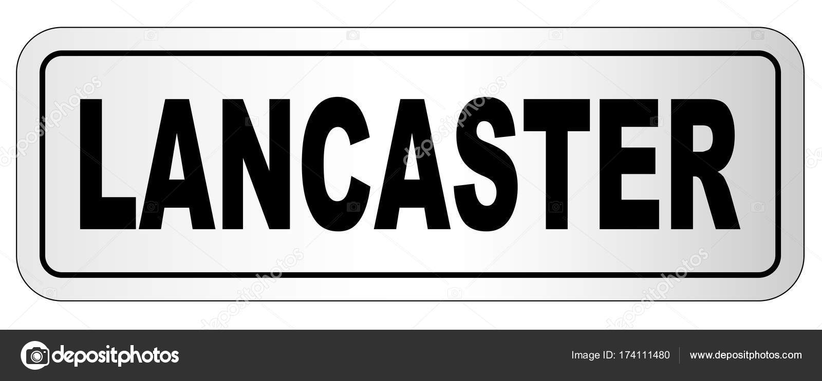 Lancaster City Nameplate Stock Vector Image by ©BigAlBaloo #174111480