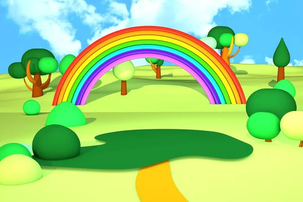 Rainbow farm Stock Photos, Royalty Free Rainbow farm Images | Depositphotos