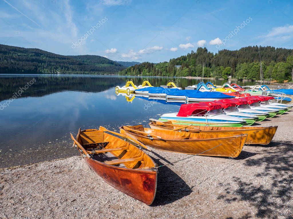 En el lago Titisee, en la Selva Negra 2024