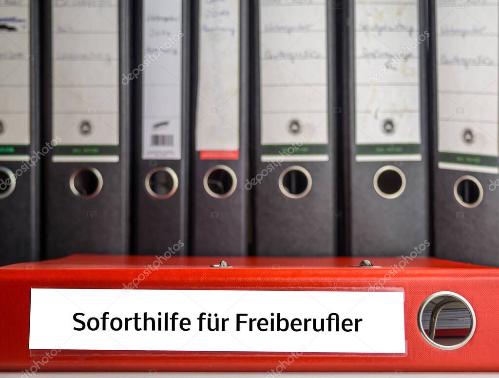 Carpeta de archivos de emergencia para autónomos en alemán 2023