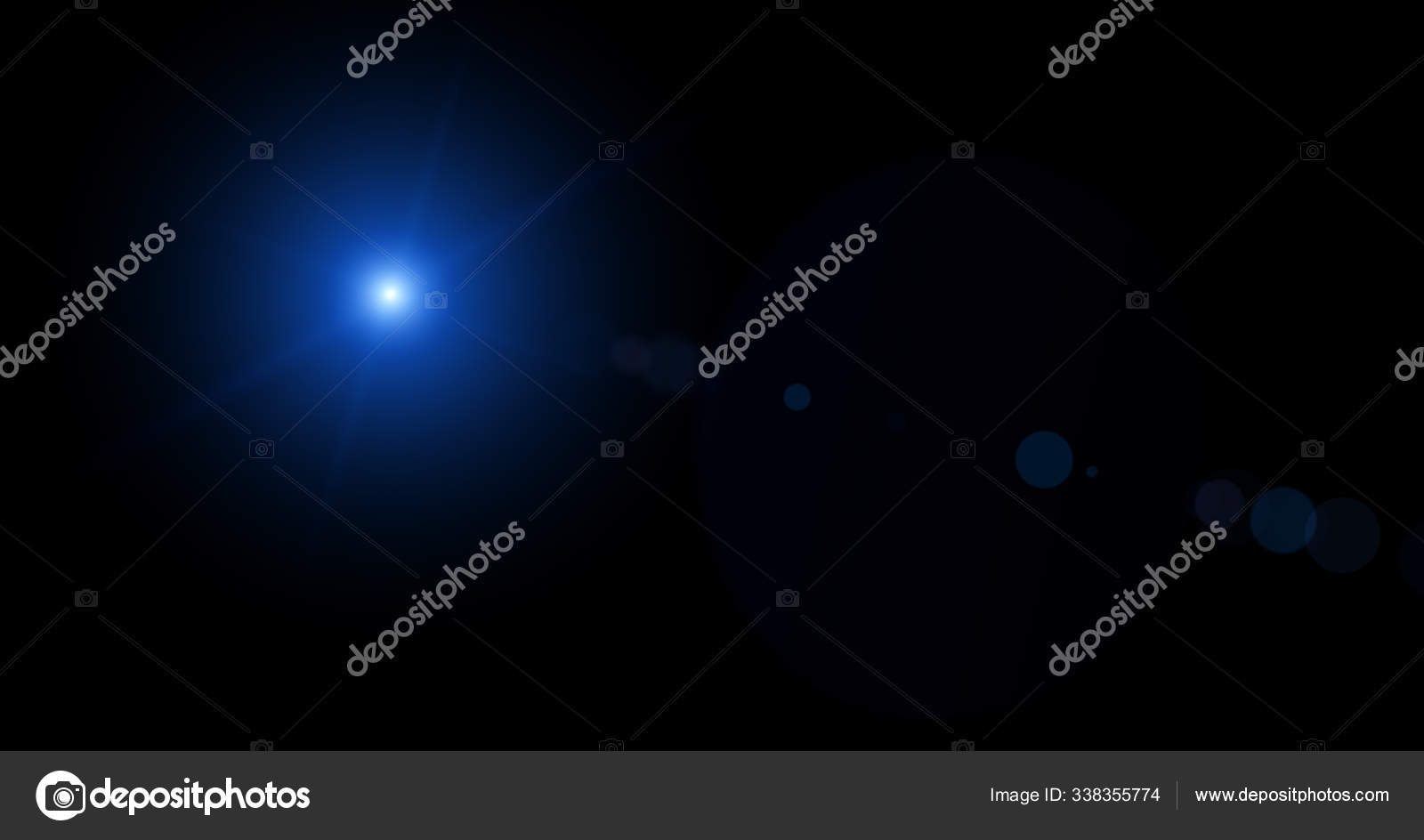 Lens Flare Effect Render — Stock Photo © muratefe #338355774
