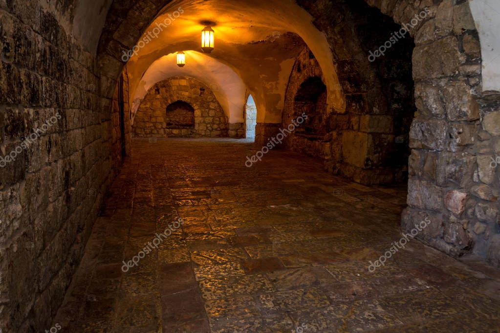Interior de la Tumba del Rey Davids en Jerusalén, Israel 2023
