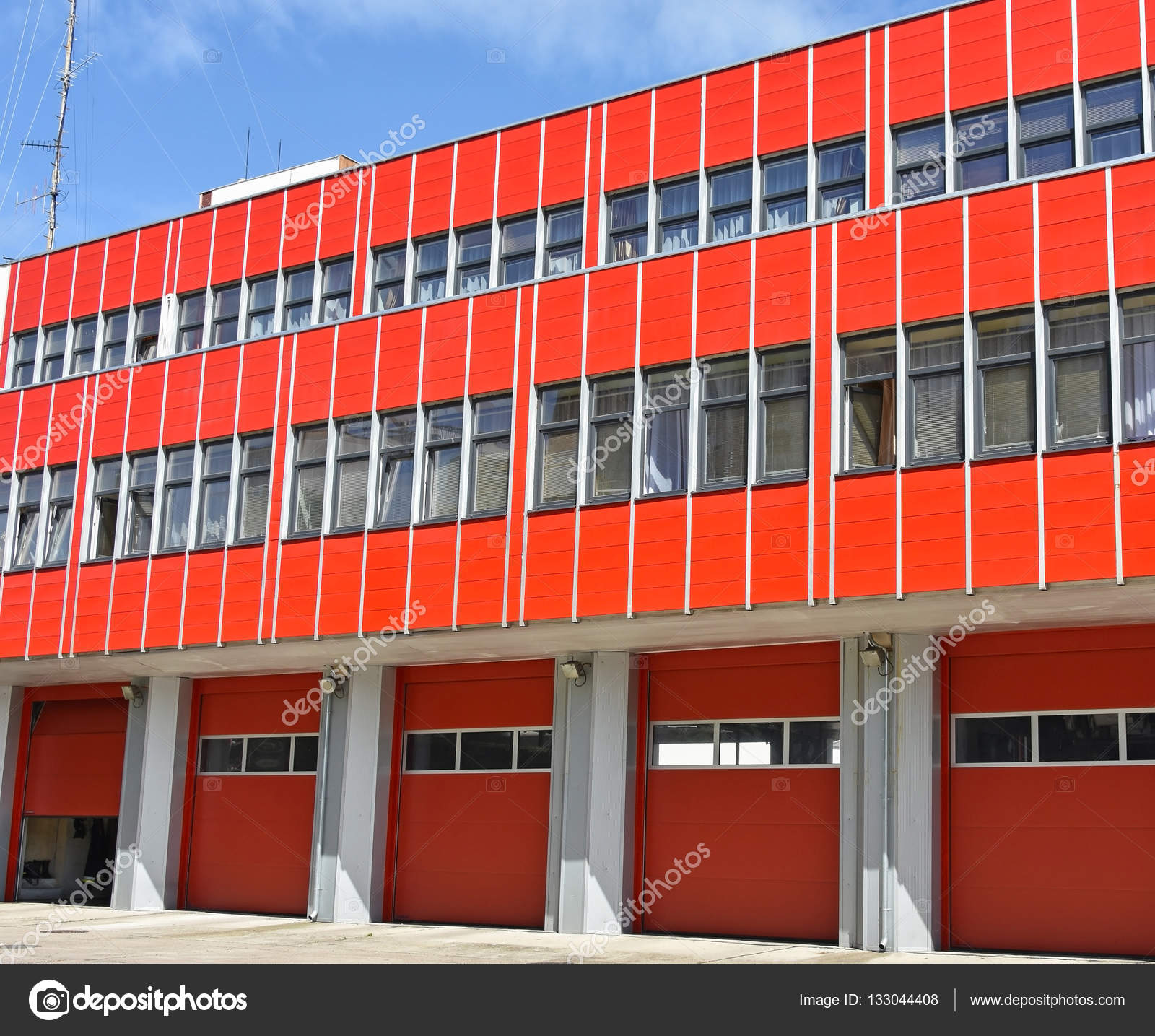 Fire station building — Stock Photo © majorosl66 #133044408