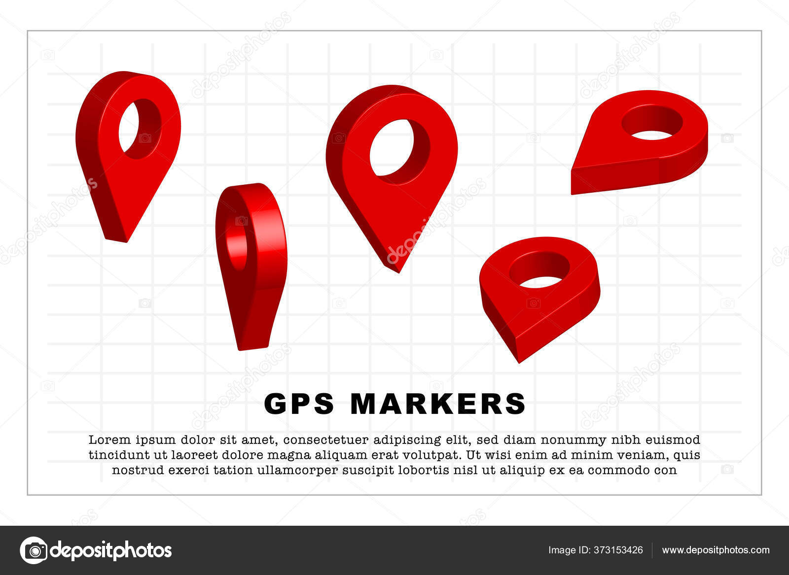 Gps Markers Location Markers Icon Vector Set Stock Vector Image by ...