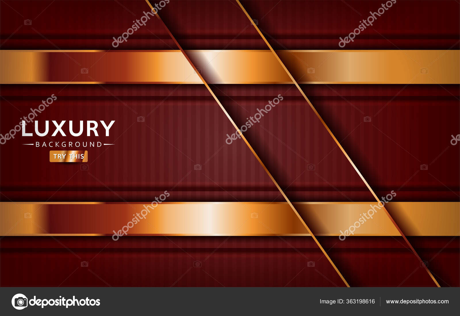 Luxurious Premium Red Abstract Background Golden Lines Overlap Textured ...