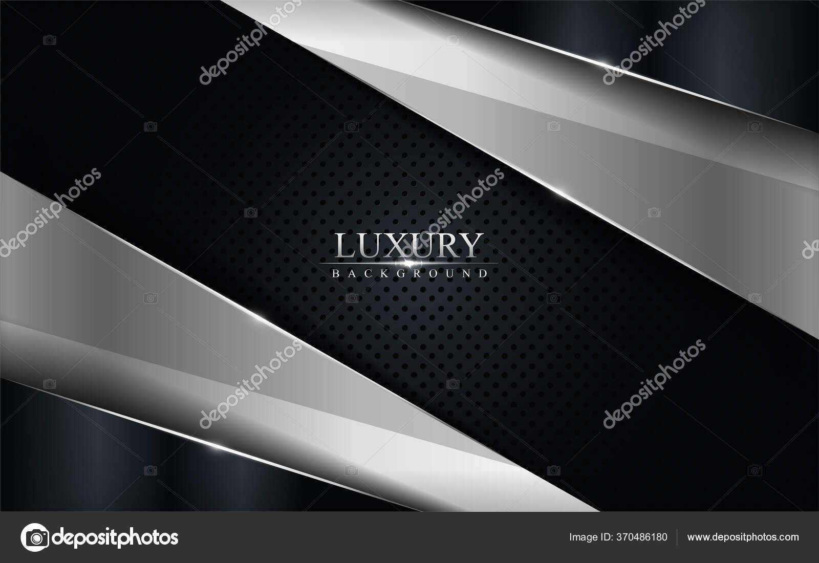 Black Silver Abstract Luxury Background Vector Graphic Illustration ...