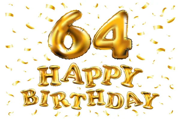 Aniversário 64 anos Imágenes Vectoriales, Gráfico Vectorial de ...