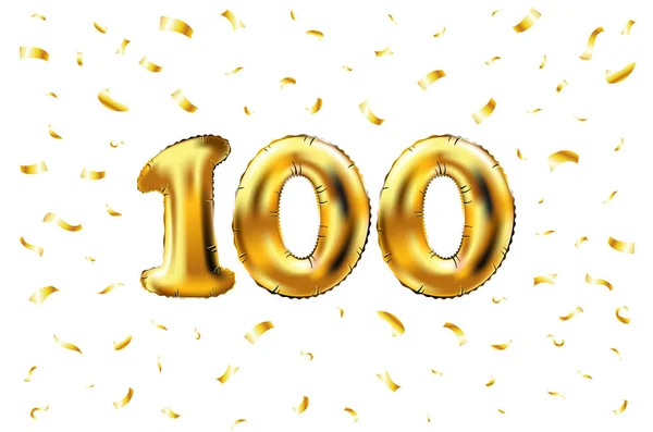 Happy 100th birthday Vector Art Stock Images | Depositphotos