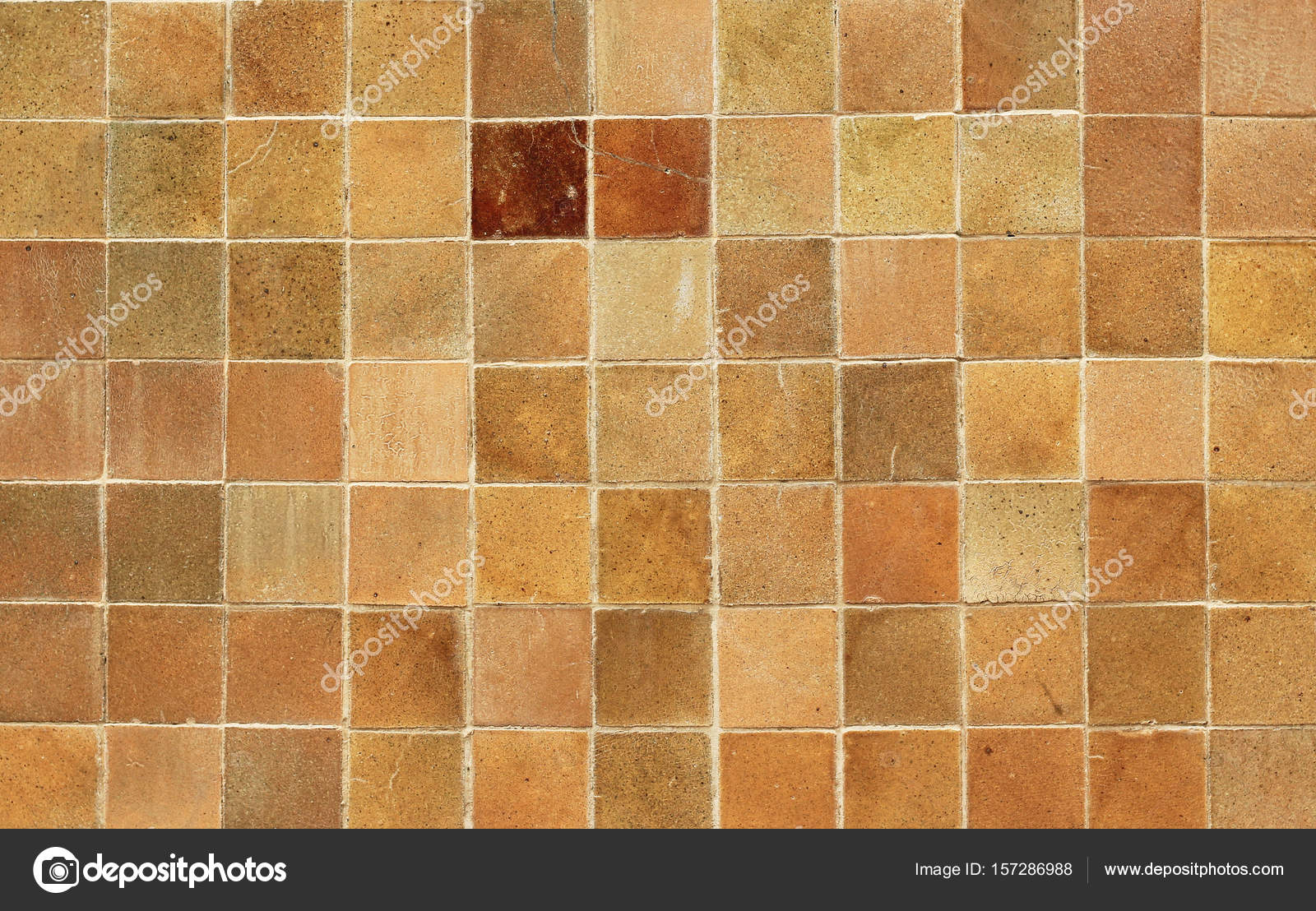 Old ceramic brick tile wall Stock Photo by ©Gap 157286988