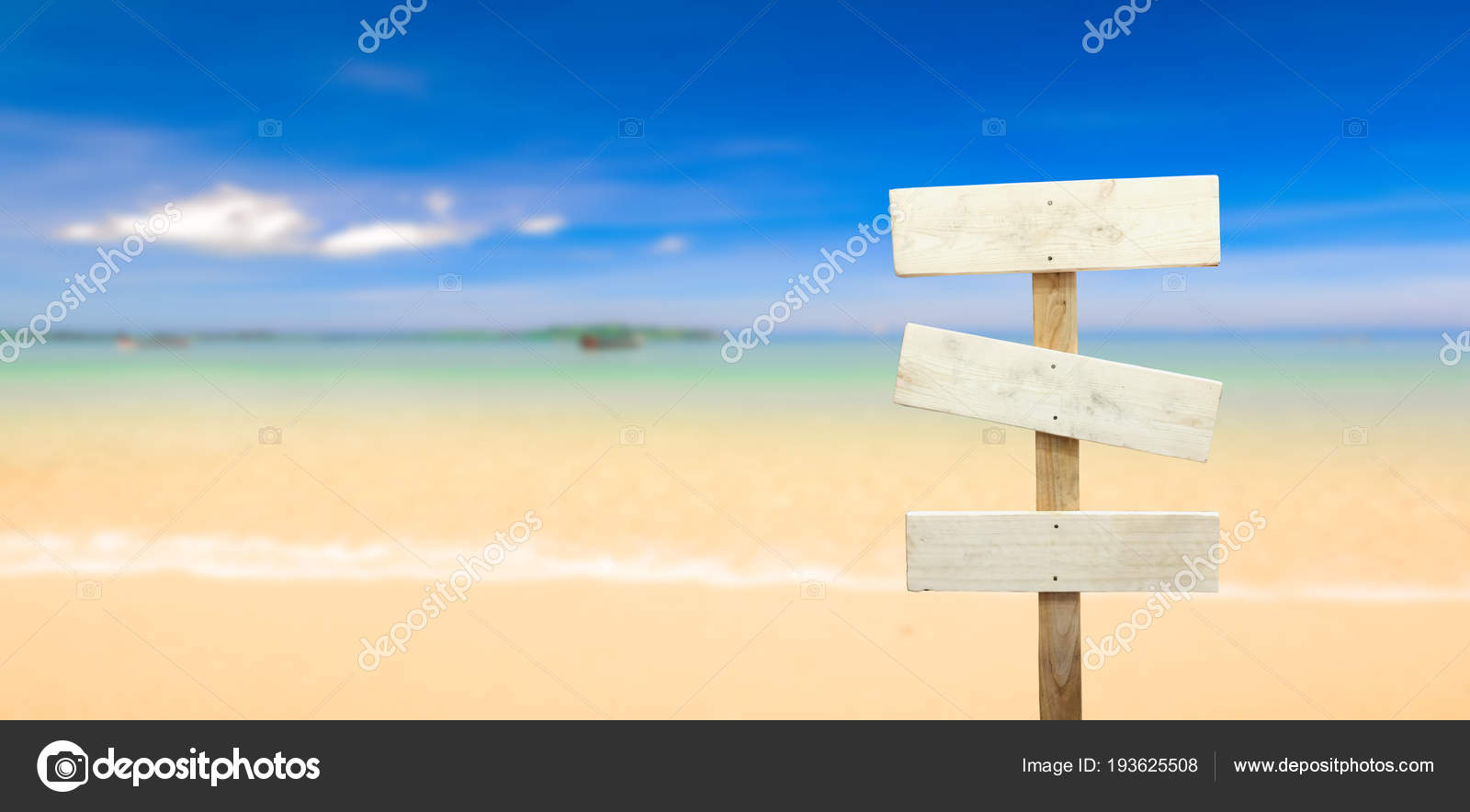 Signboard at the beach — Stock Photo © thawornnulove #193625508