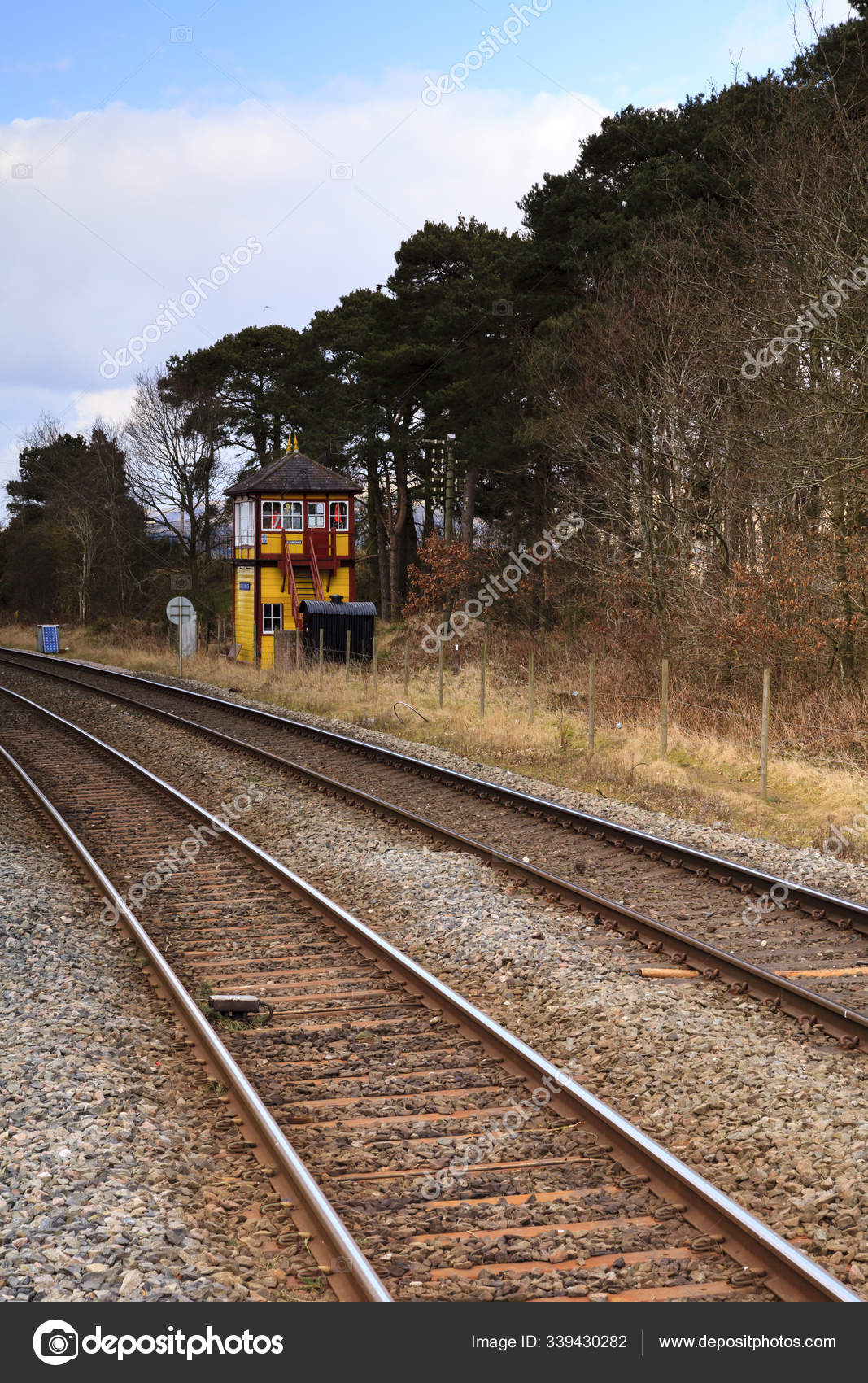 Traditional English Railway Signal Box Traditional Railway Signal Box ...