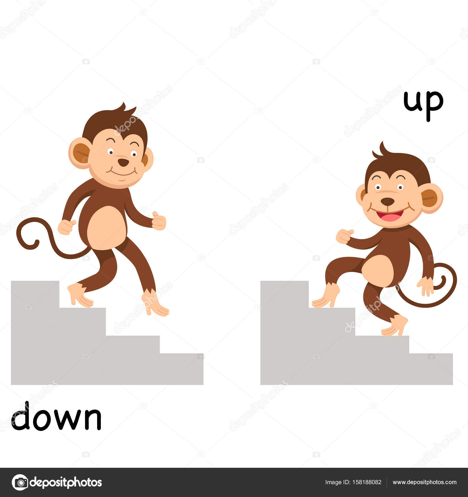 Opposite up and down illustration Stock Vector Image by ©jehsomwang ...