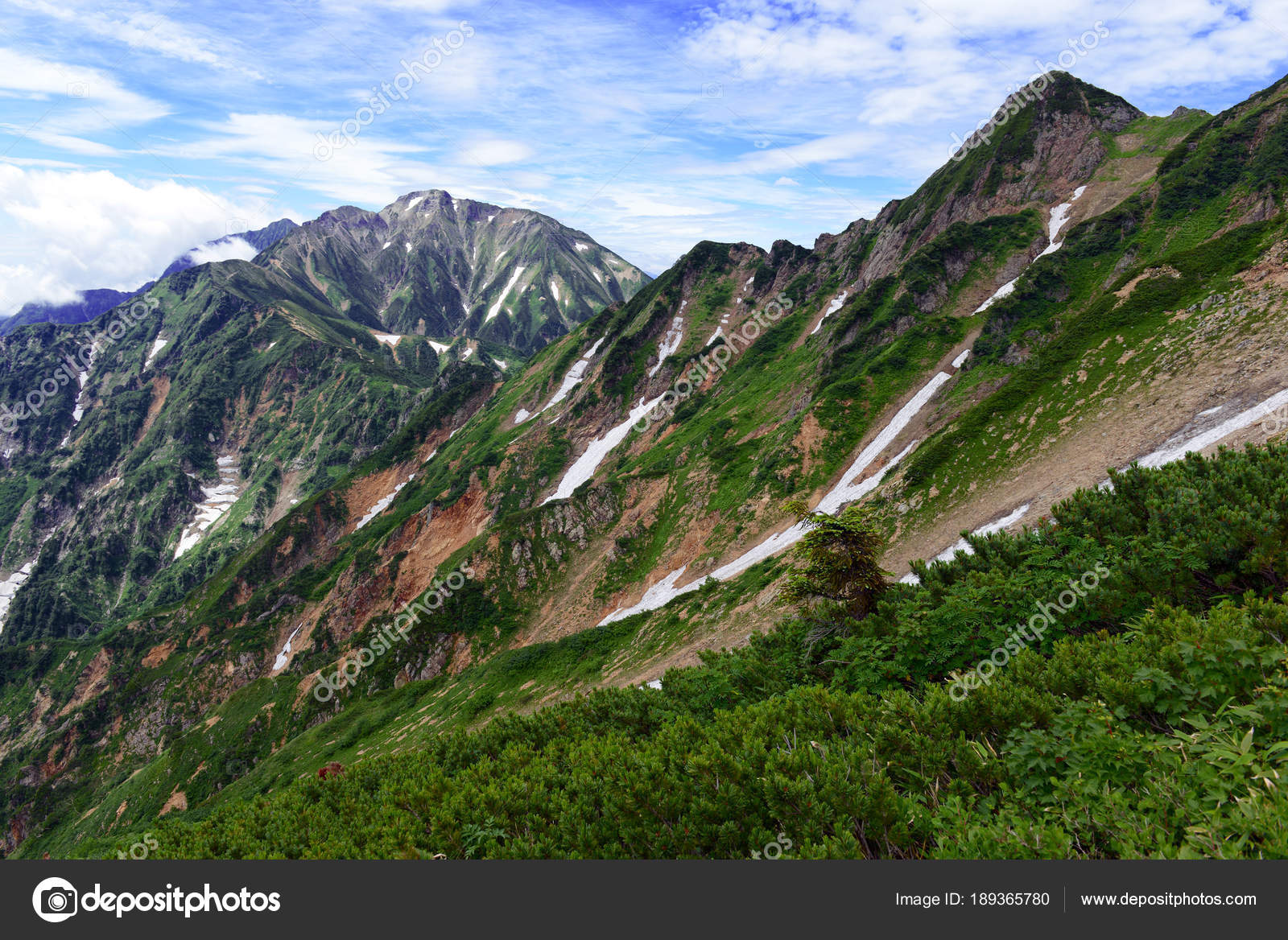 Alpine Landscape Japan Alps West Tokyo — Stock Photo © Nyker #189365780