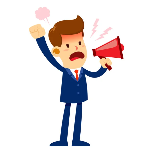 Angry Businessman Clipart