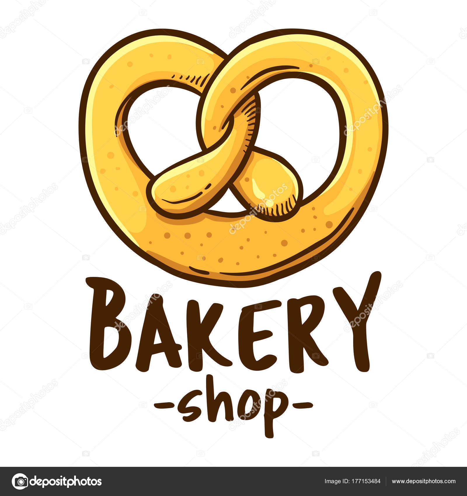 Brezel Mit Heiligenschein Logo