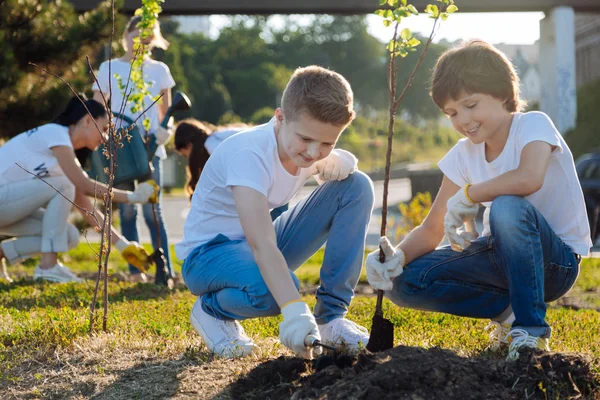 Kids planting tree Stock Photos, Royalty Free Kids planting tree Images ...