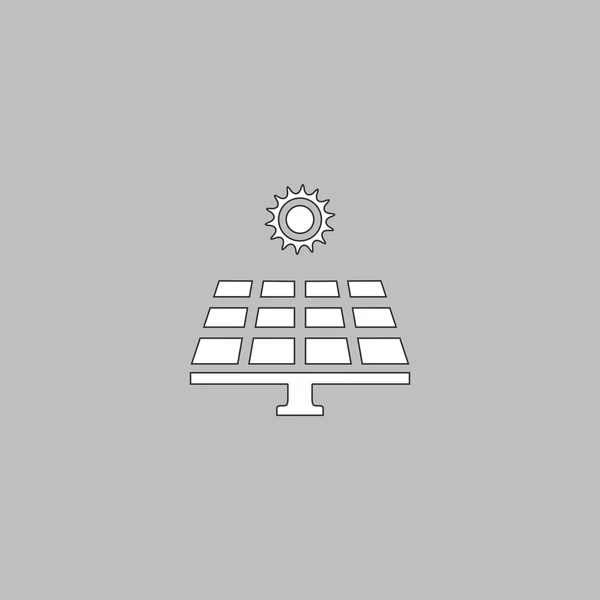Solar Panel Linear Style Sign Mobile Concept Web Design Symbol Stock ...