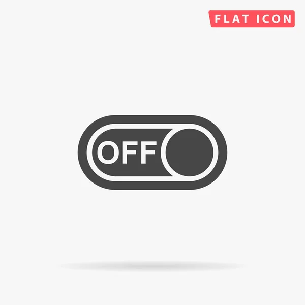 Off icono plano imágenes de stock de arte vectorial | Depositphotos
