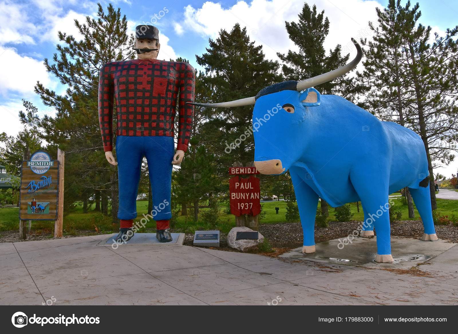 Paul Bunyan And Babe The Blue Ox Redwoods