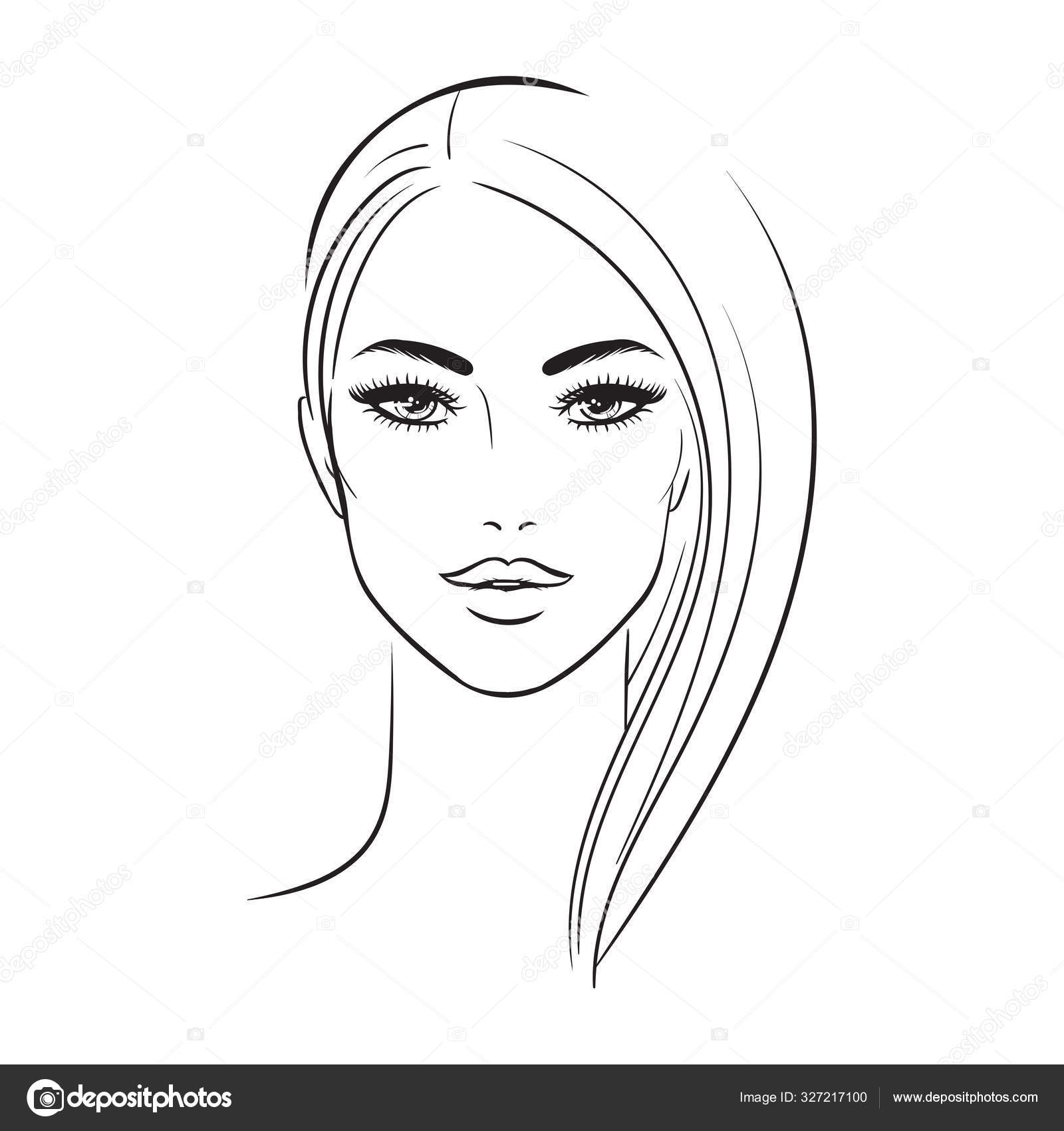 Young Woman Face Vector Illustration Stock Vector by ©werij@mail.ru ...