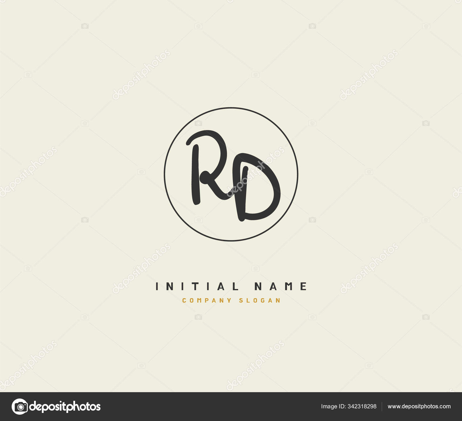 Beauty Vector Initial Logo Handwriting Logo Initial Signature Wedding ...