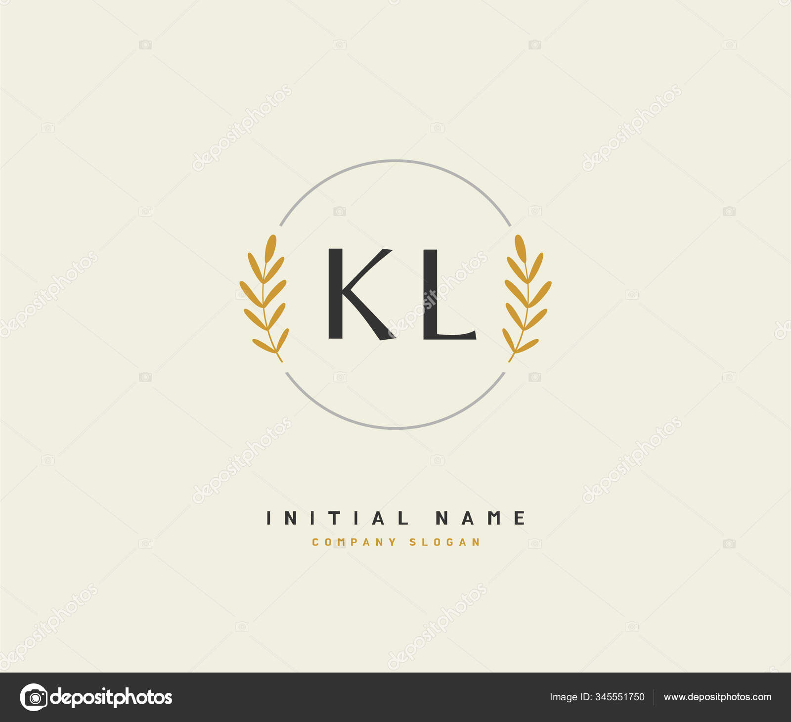 Beauty Vector Initial Logo Handwriting Logo Initial Signature Wedding ...