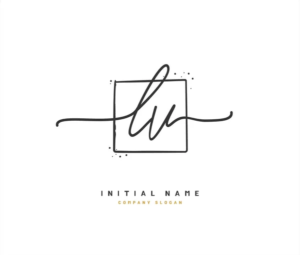 Beauty Vector Initial Logo Handwriting Logo Initial Signature Wedding