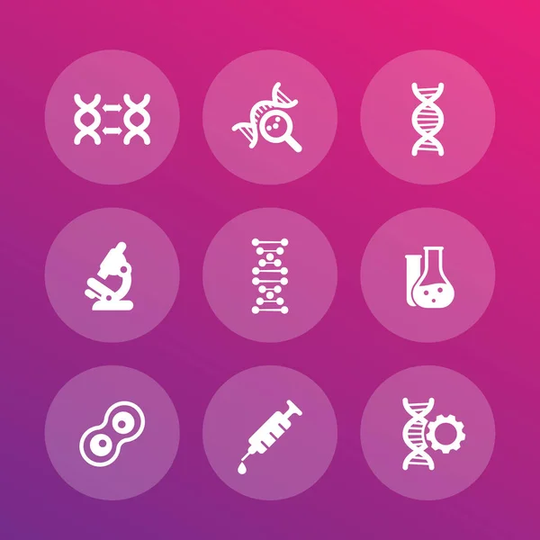 Dna pictogram | Genetics icons, dna chain vector pictogram, genetic ...