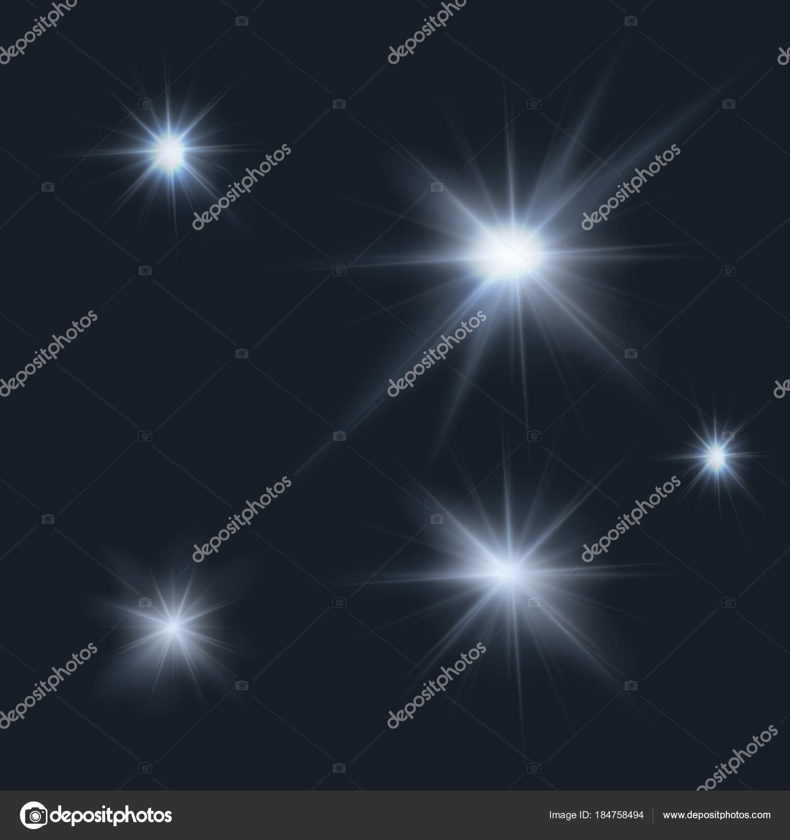 Cold light effects set Stock Vector Image by ©nexusby #184758494