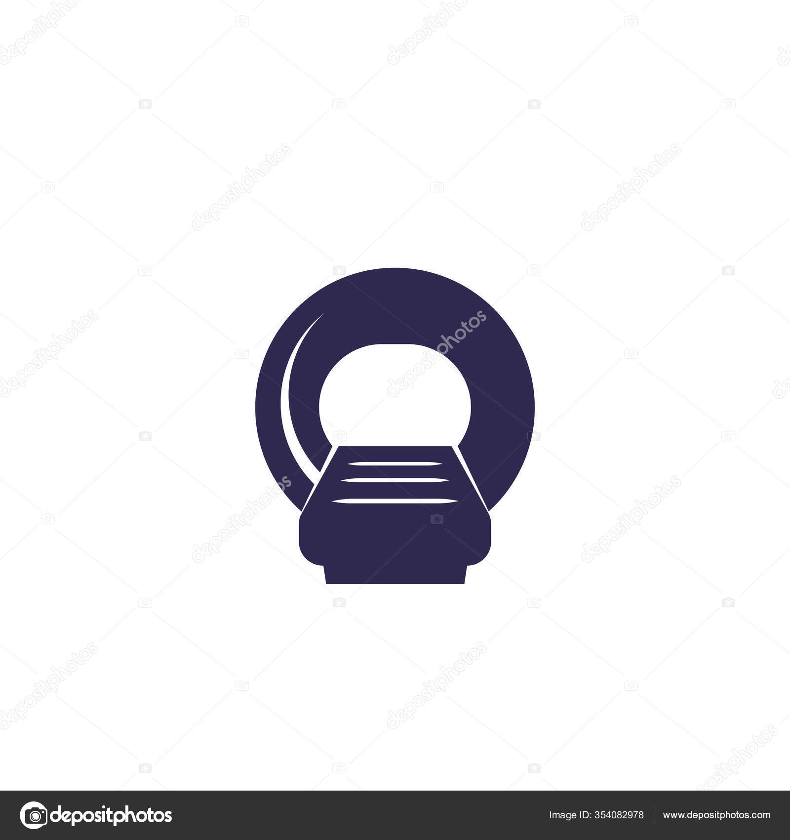 MRI icon, vector Stock Vector Image by ©nexusby #354082978