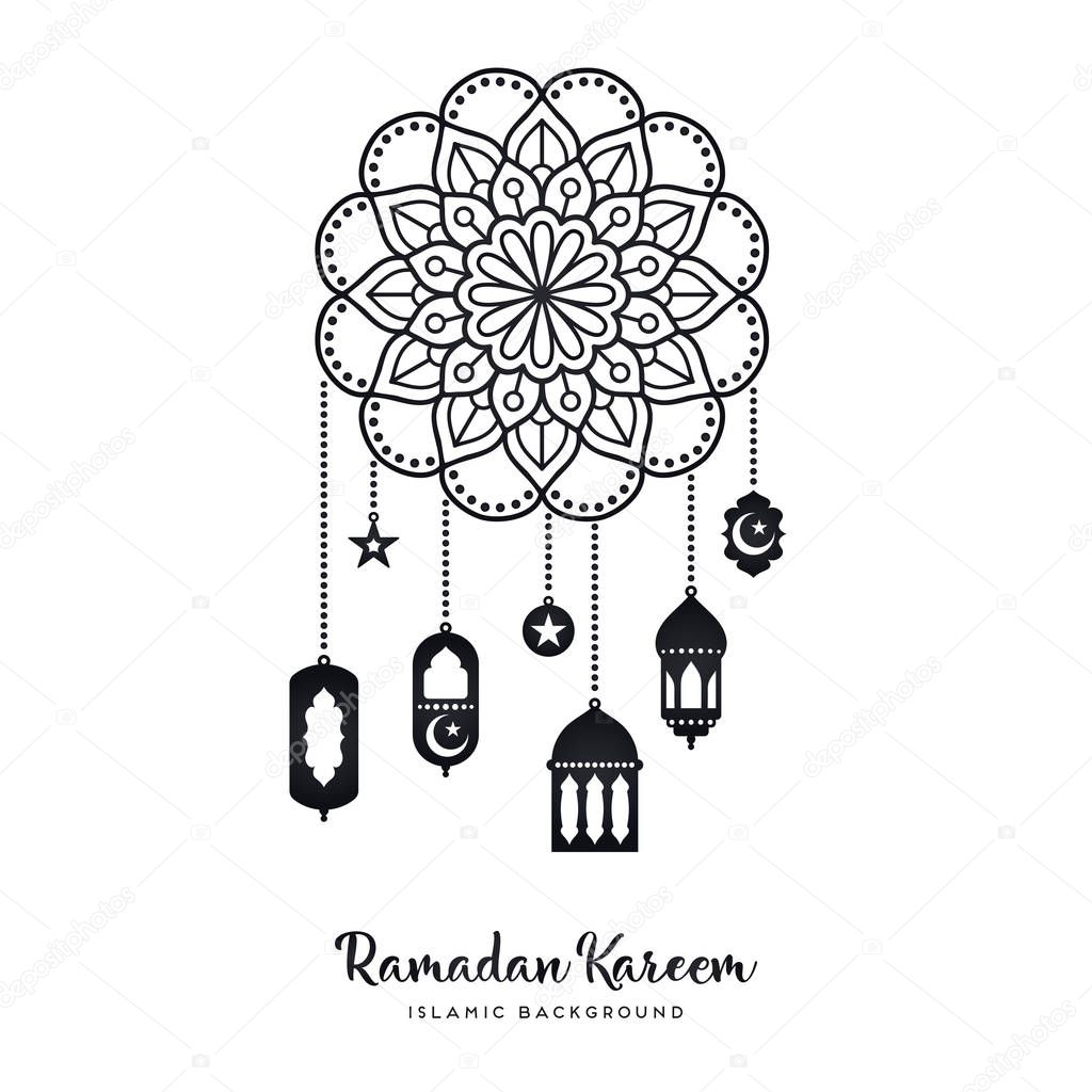 Ramadan vector background — Stock Vector © VikaSnezh #194098874