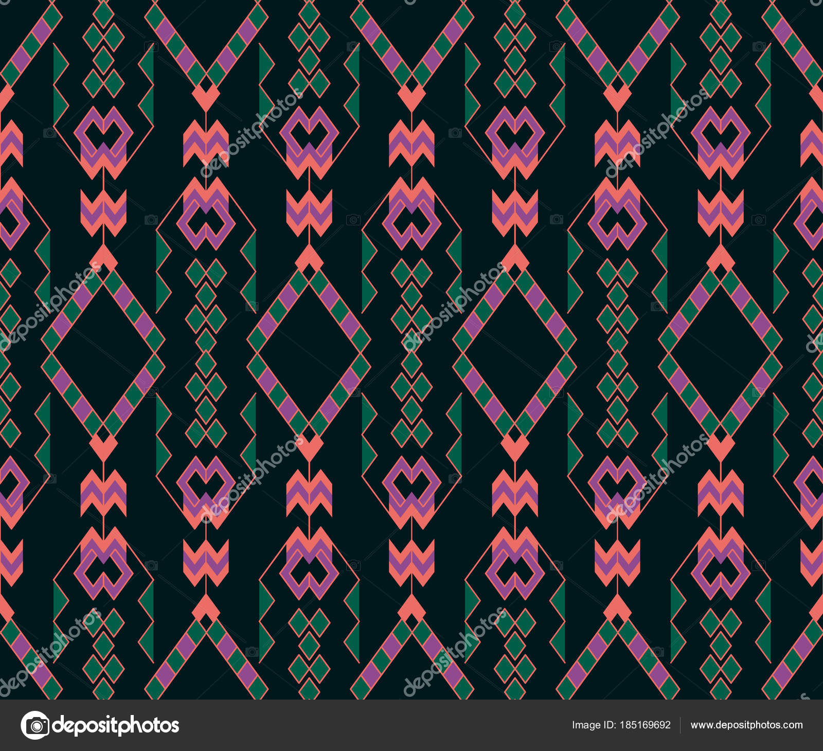 Seamless background southeast Asian retro aboriginal traditional Stock ...