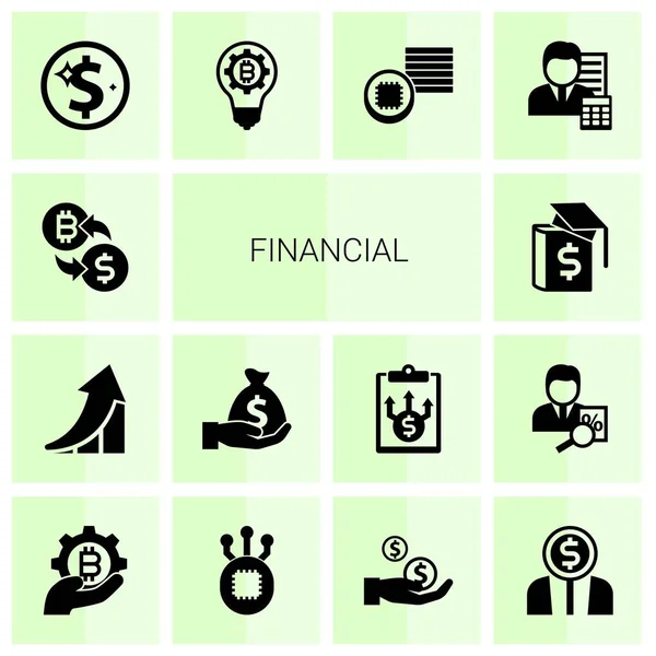 Grafika wektorowa Pictogramas de finanzas, Pictogramas de finanzas ...