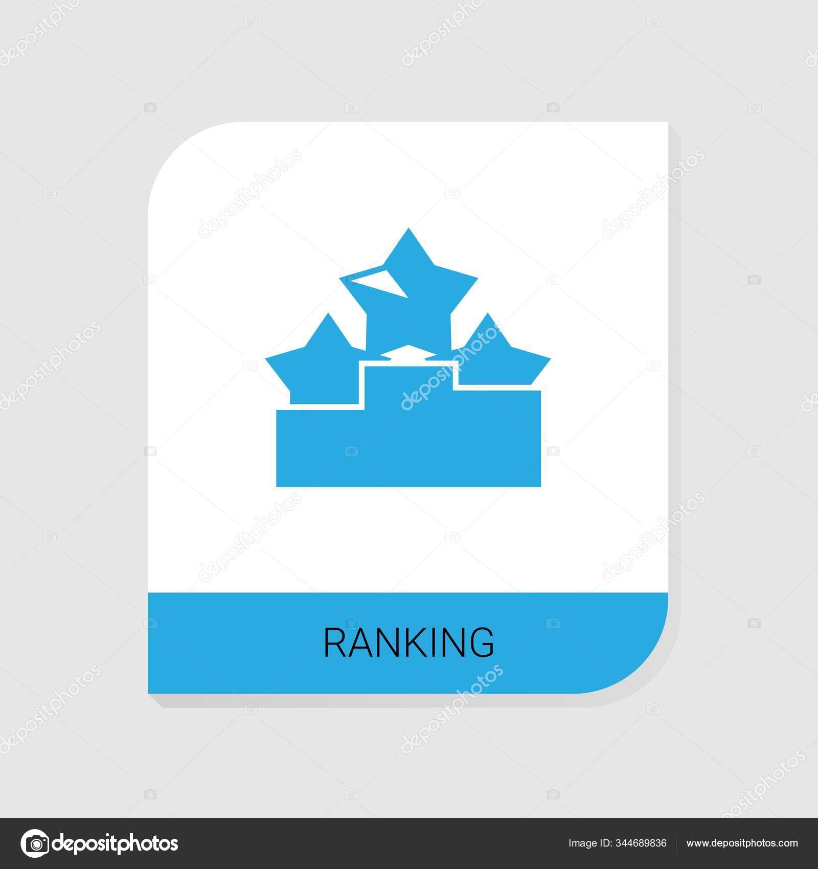 Editable filled Ranking icon from Search Engine Optimization icons ...