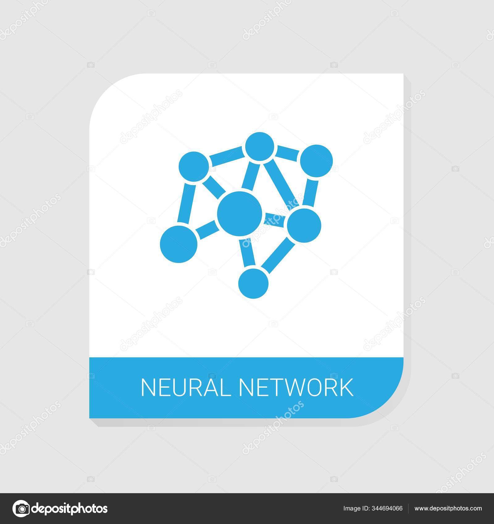 Editable filled Neural network icon from Artificial Intelligence icons ...