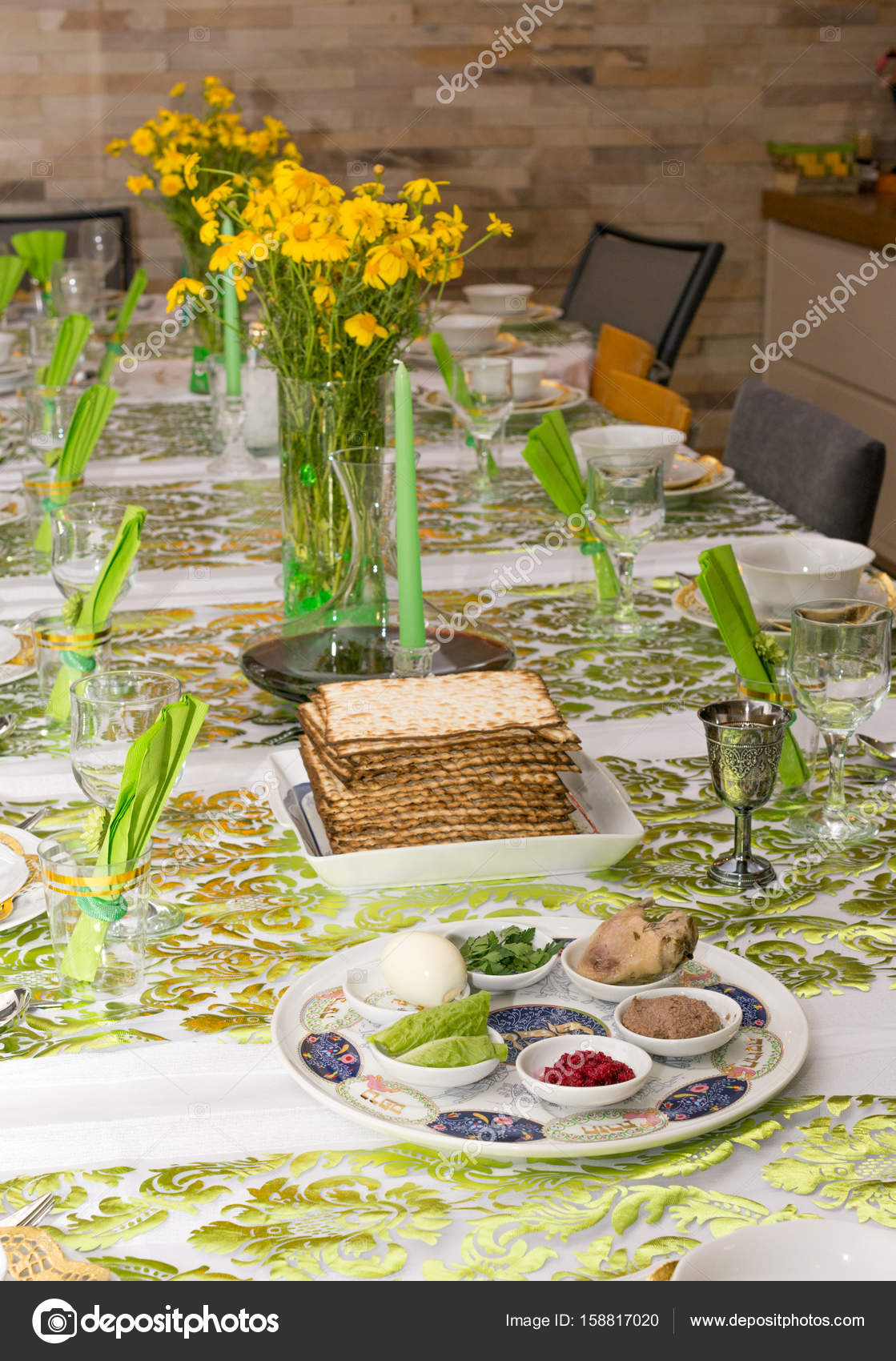Passover Seder Table