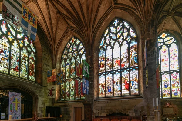 Interior of St. Giles' Cathedral in Edinburgh, Scotland – Stock ...