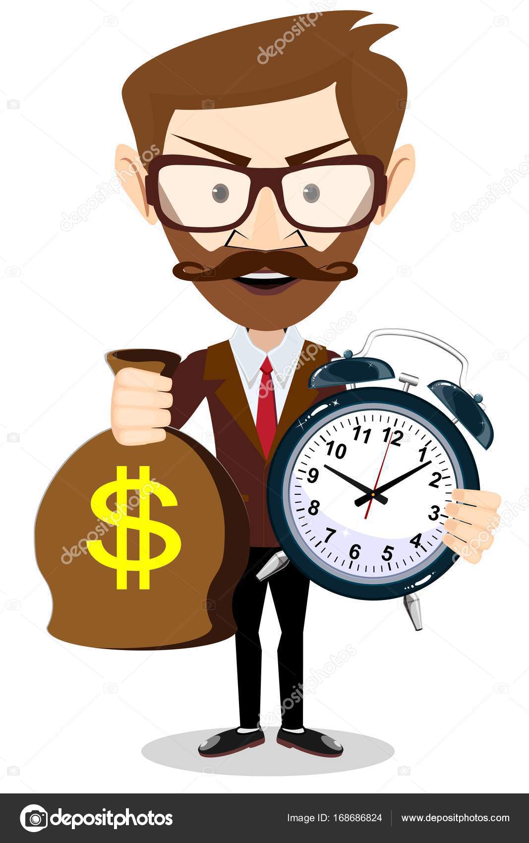 Time is money concept background. Money saving. Time management Stock ...